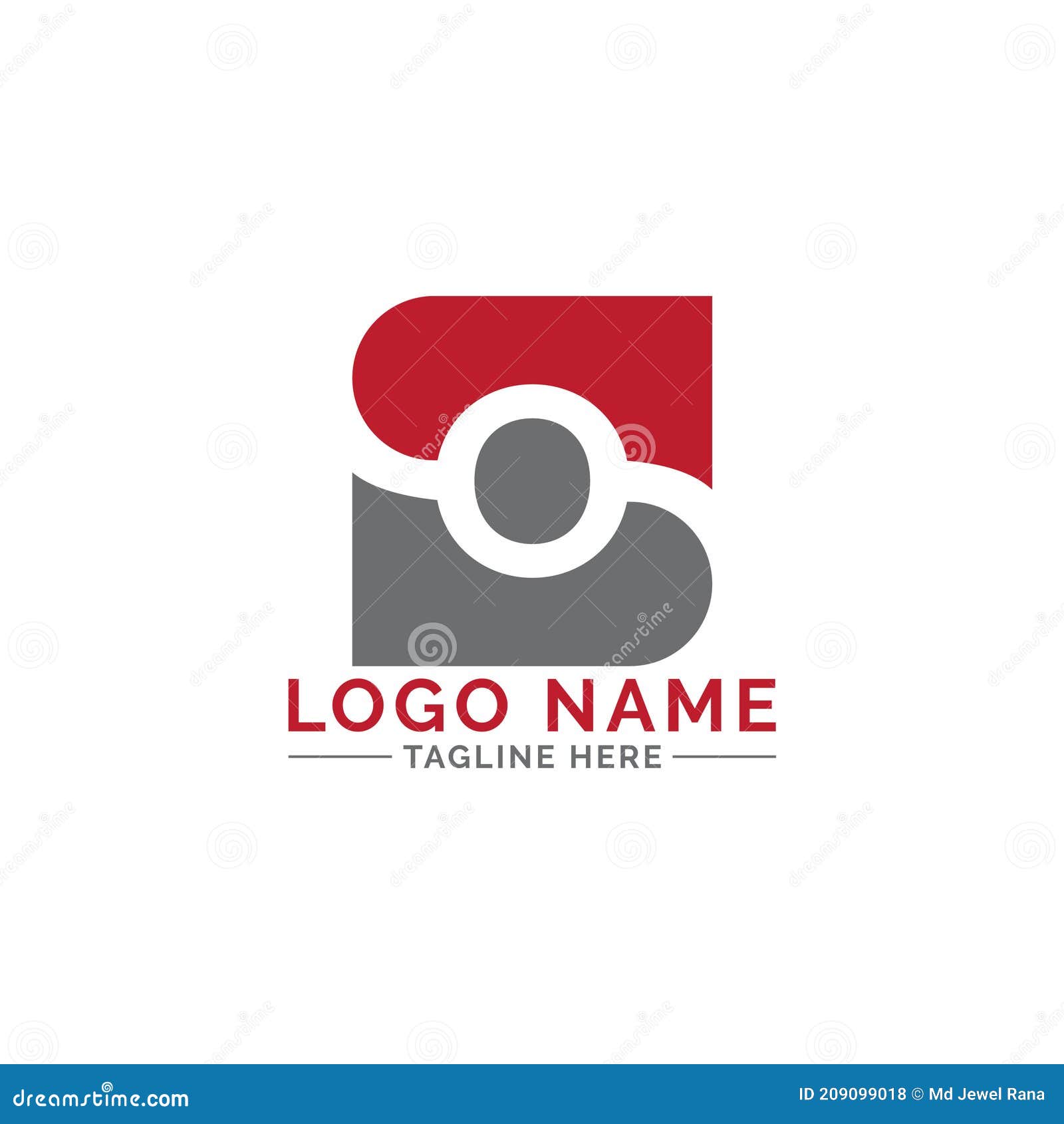 Initial so Letter Logo Design Vector Template. Monogram and Creative ...