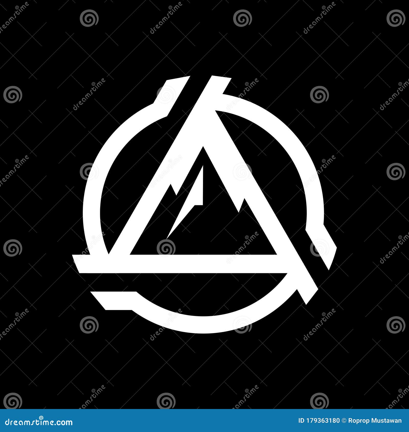 Peak Letter Logo Design: A Symbol Of Aspiration And Success Cartoon ...