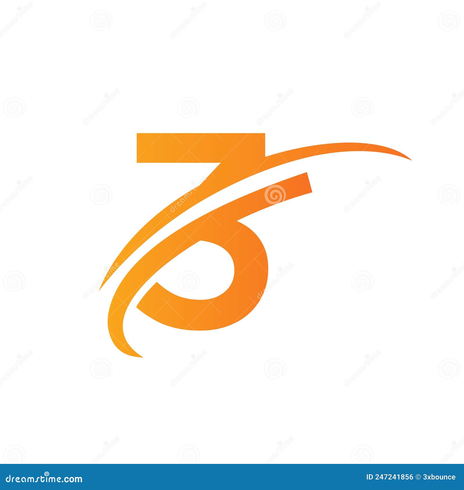 Initial Letter 3 Logo Vector Template Modern and Simple Design. 3 ...