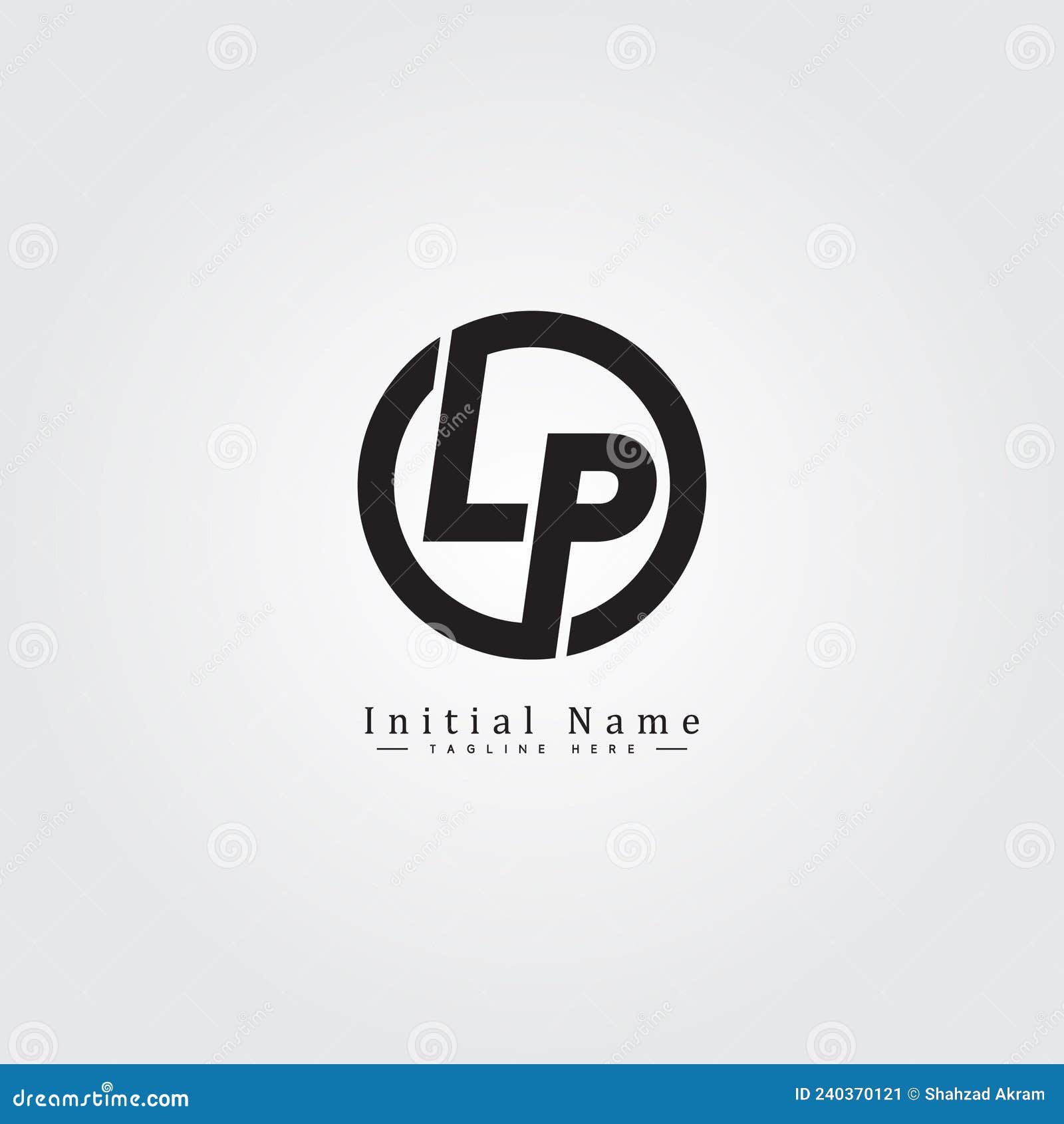 Initial Letter LP Logo - Minimal Business Logo for Alphabet L and P ...