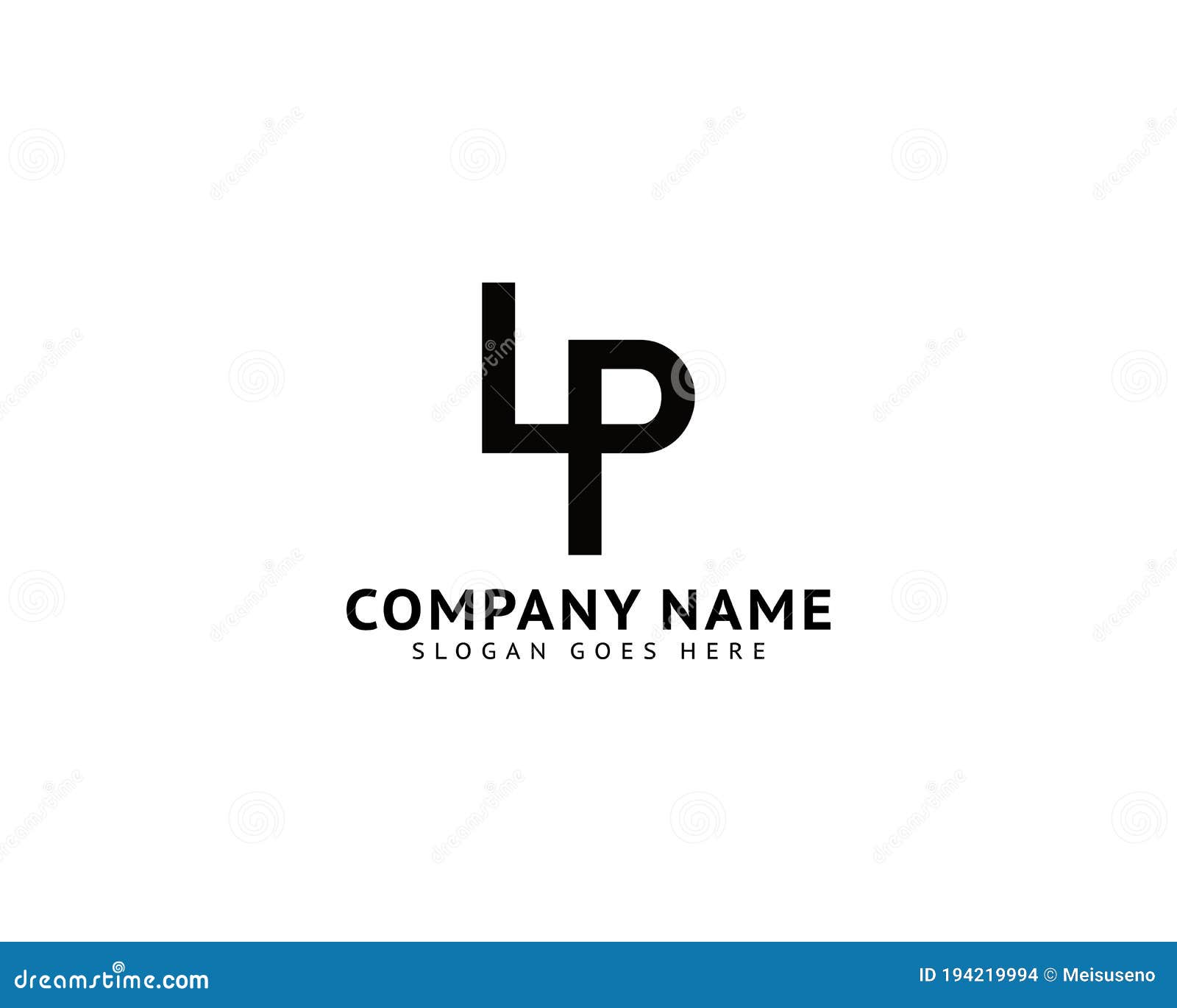 Initial Letter LP Logo Template Design Stock Vector - Illustration of ...