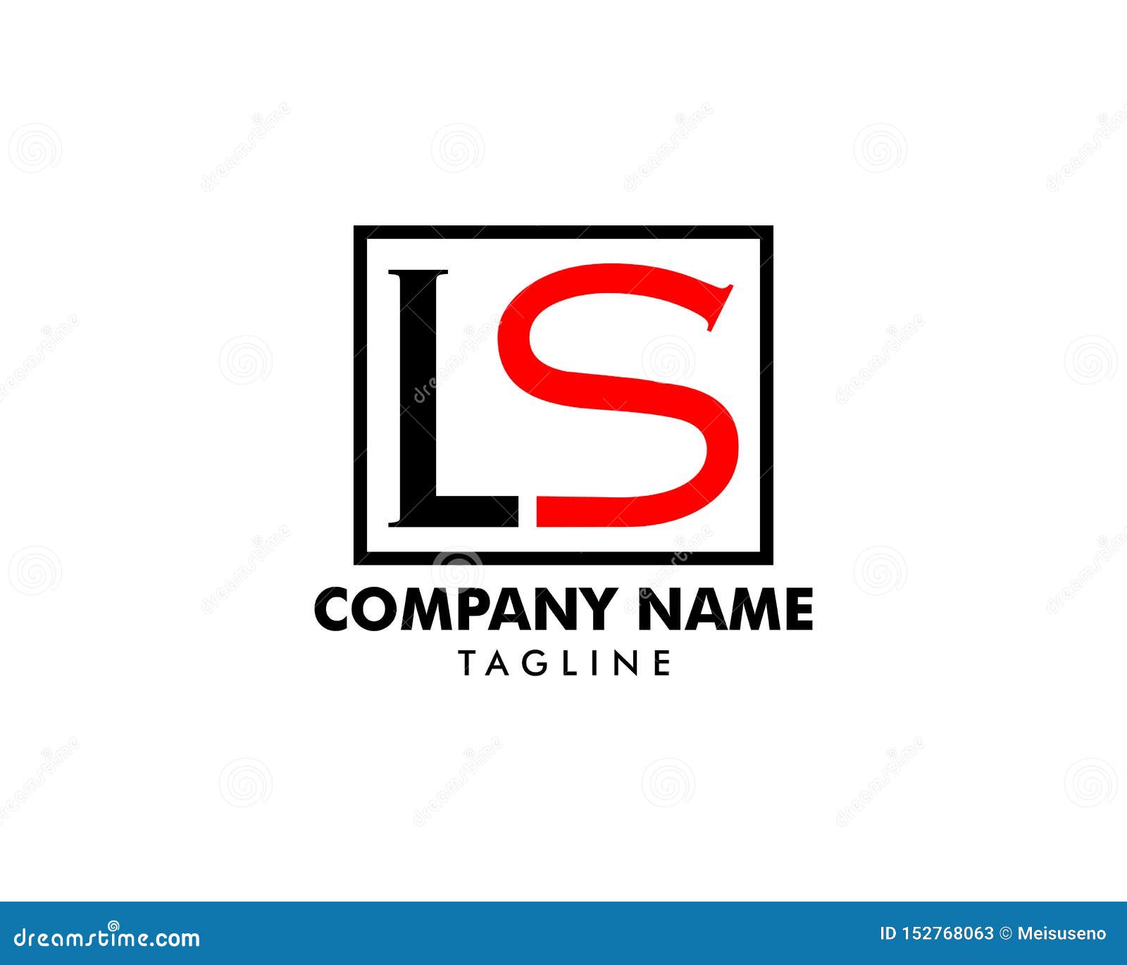 Initial Letter LS Logo Template Design Stock Vector - Illustration of ...