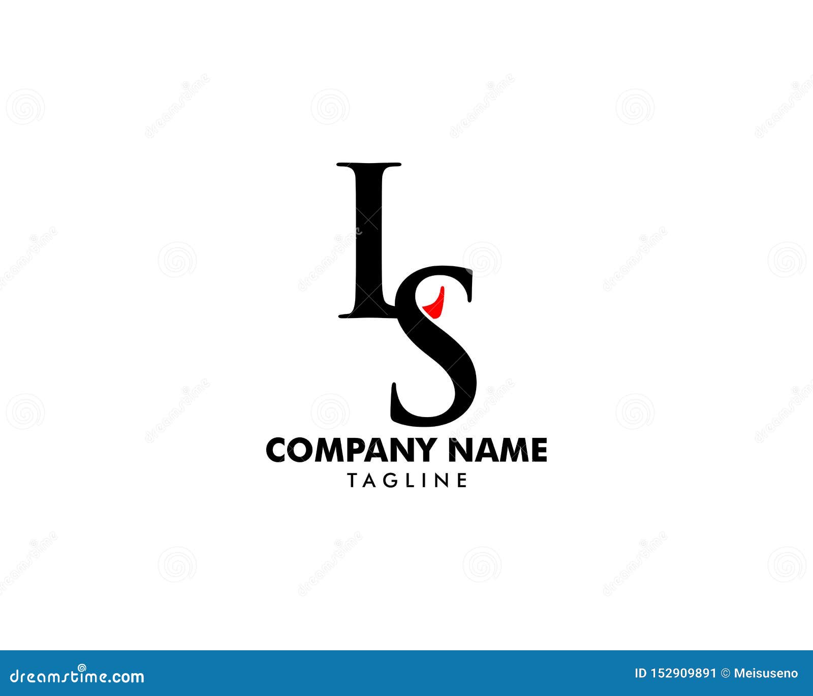 Initial Letter LS Logo Template Design Stock Vector - Illustration of ...