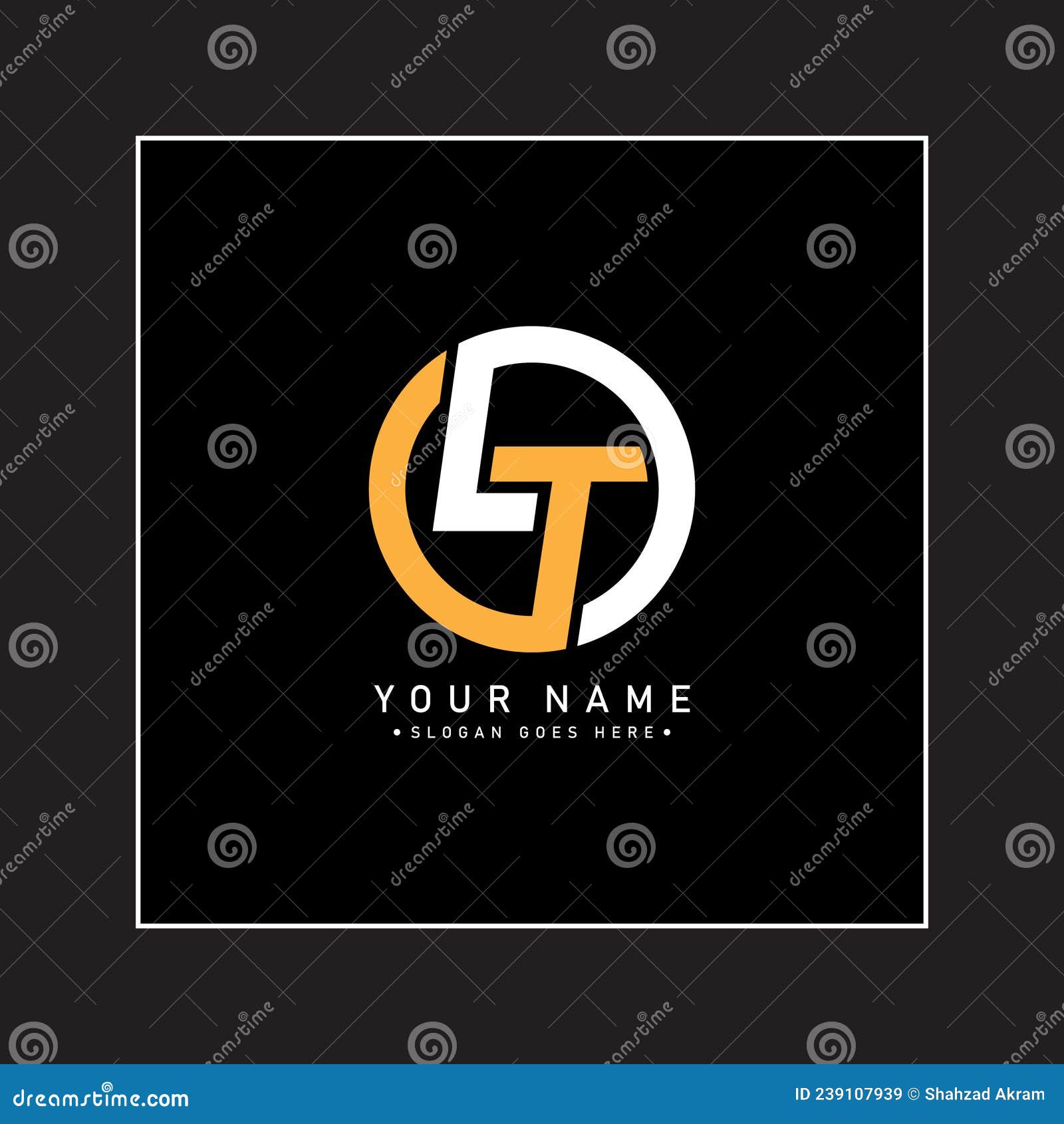Initial Letter LT Logo, Minimal Alphabet Logo Stock Vector ...