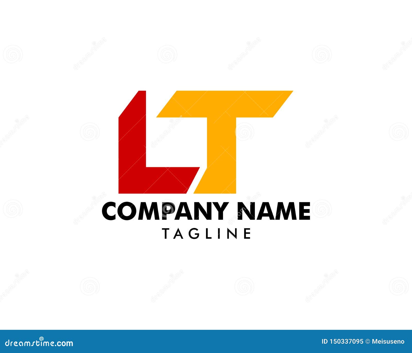 Initial Letter LT Logo Template Design Stock Vector - Illustration of ...