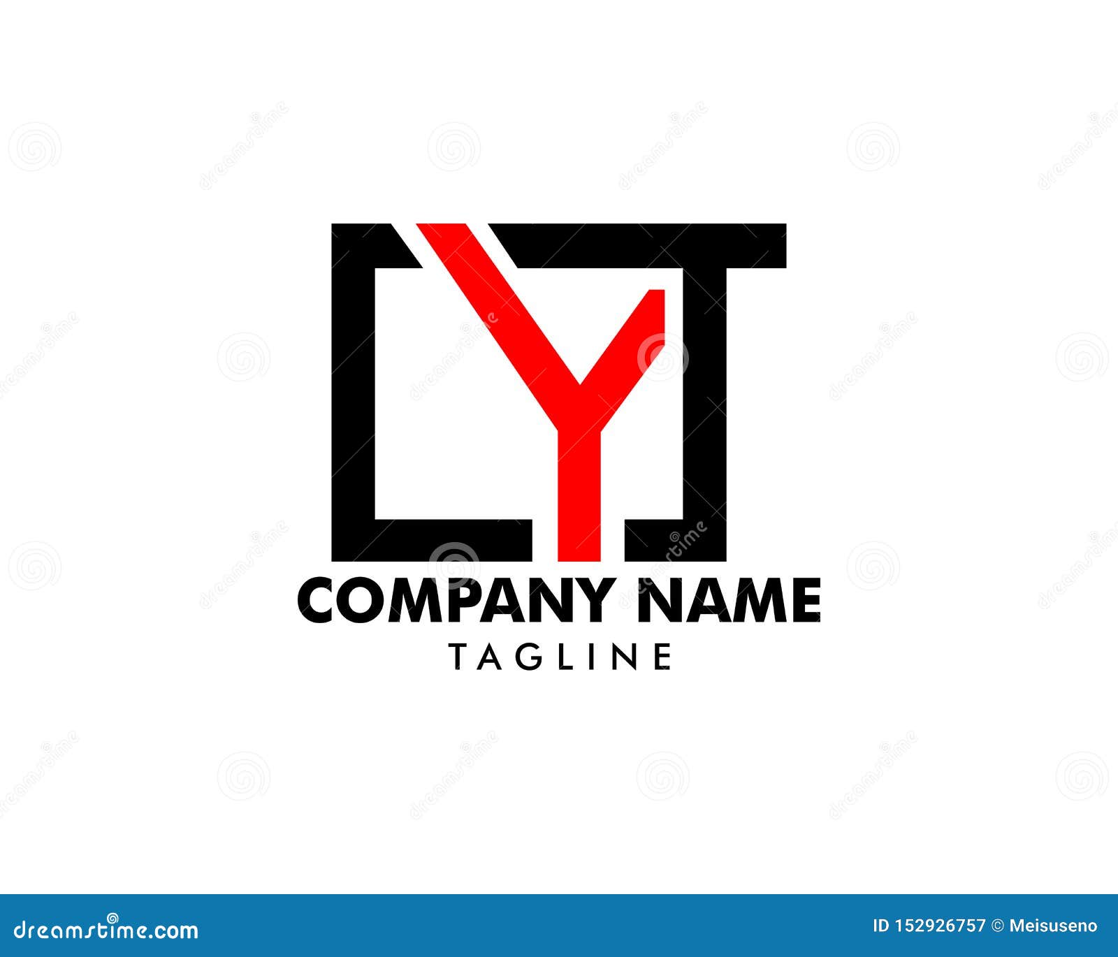 Initial Letter LYT Logo Template Design Stock Vector - Illustration of ...