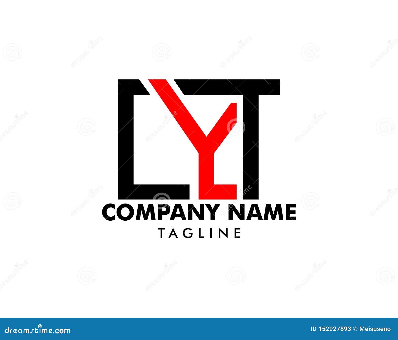 Initial Letter LYT Logo Template Design Stock Vector - Illustration of ...