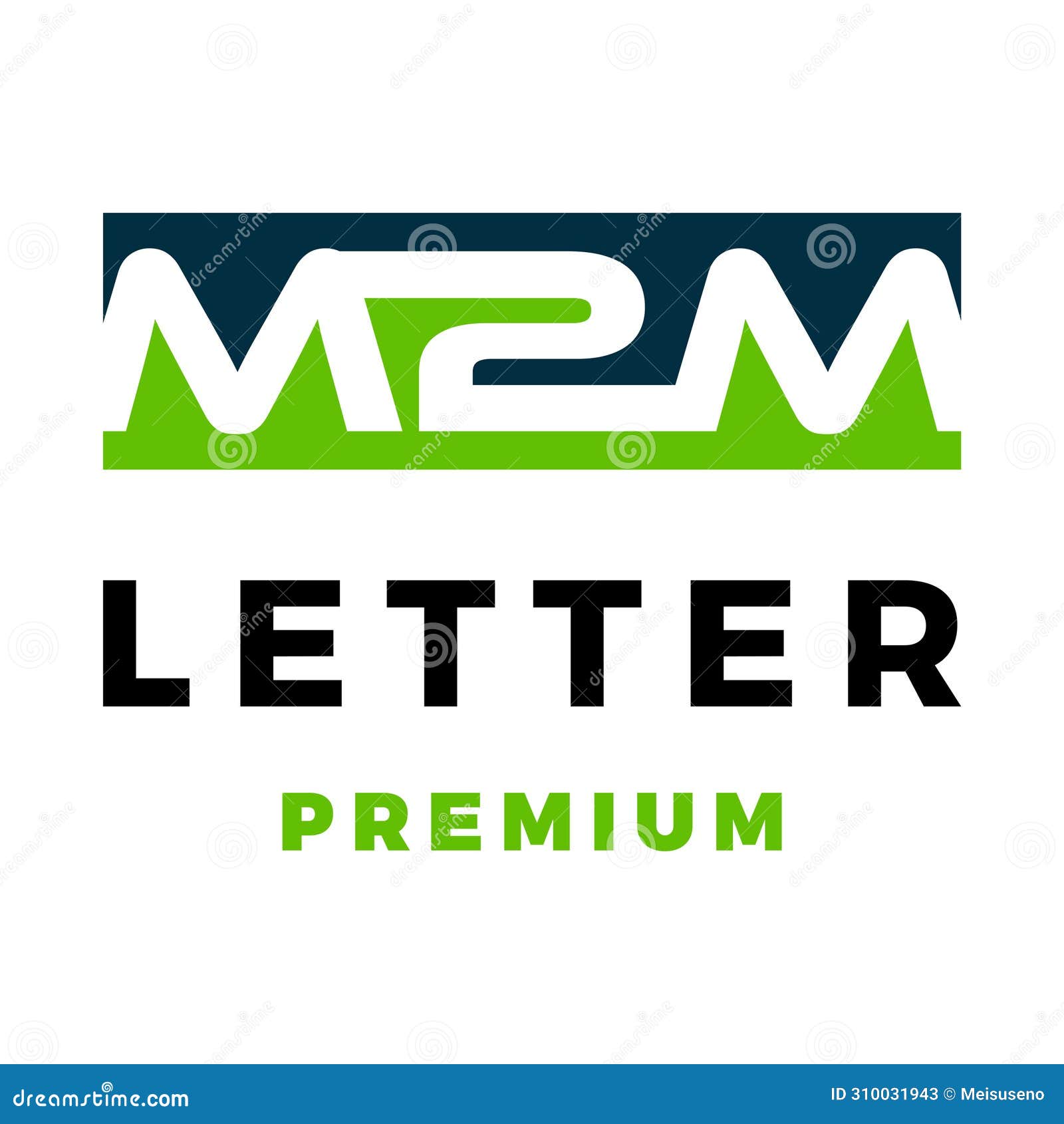 Initial Letter M2M Icon Vector Logo Template Illustration Design Stock ...