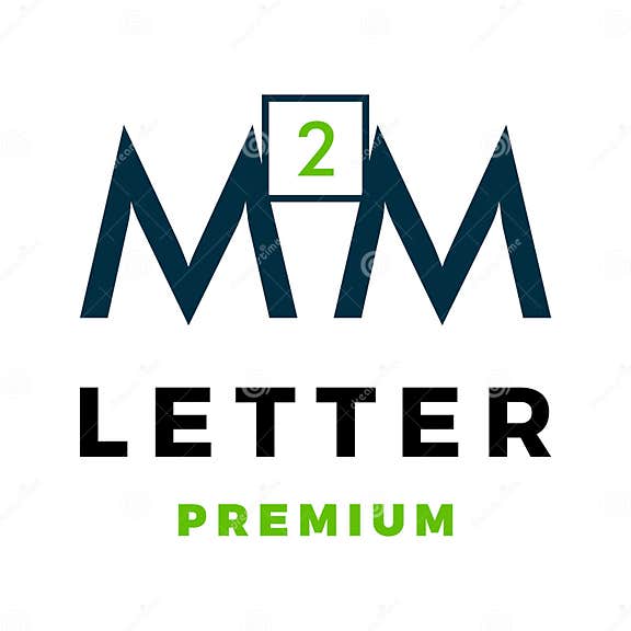 Initial Letter M2M Icon Vector Logo Template Illustration Design Stock ...