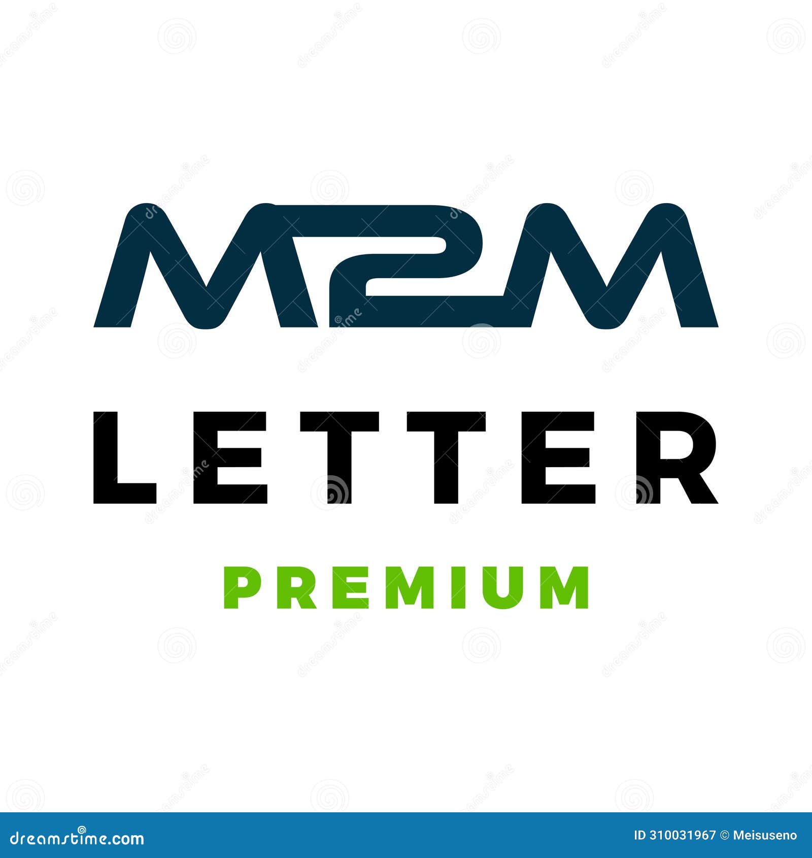 Initial Letter M2M Icon Vector Logo Template Illustration Design Stock ...