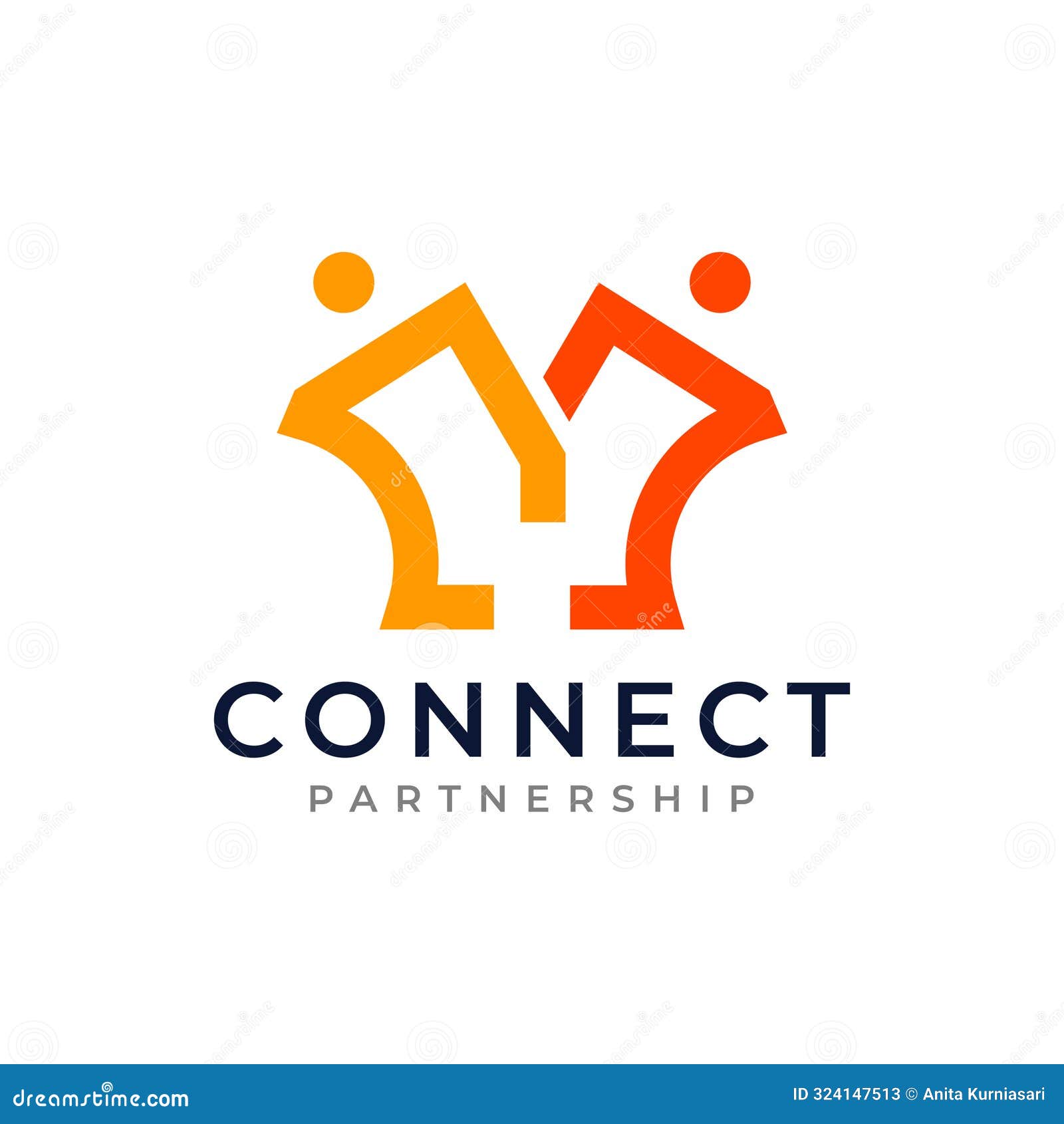 Initial Letter M Logo Design with Minimalist Design Concept. Connection ...