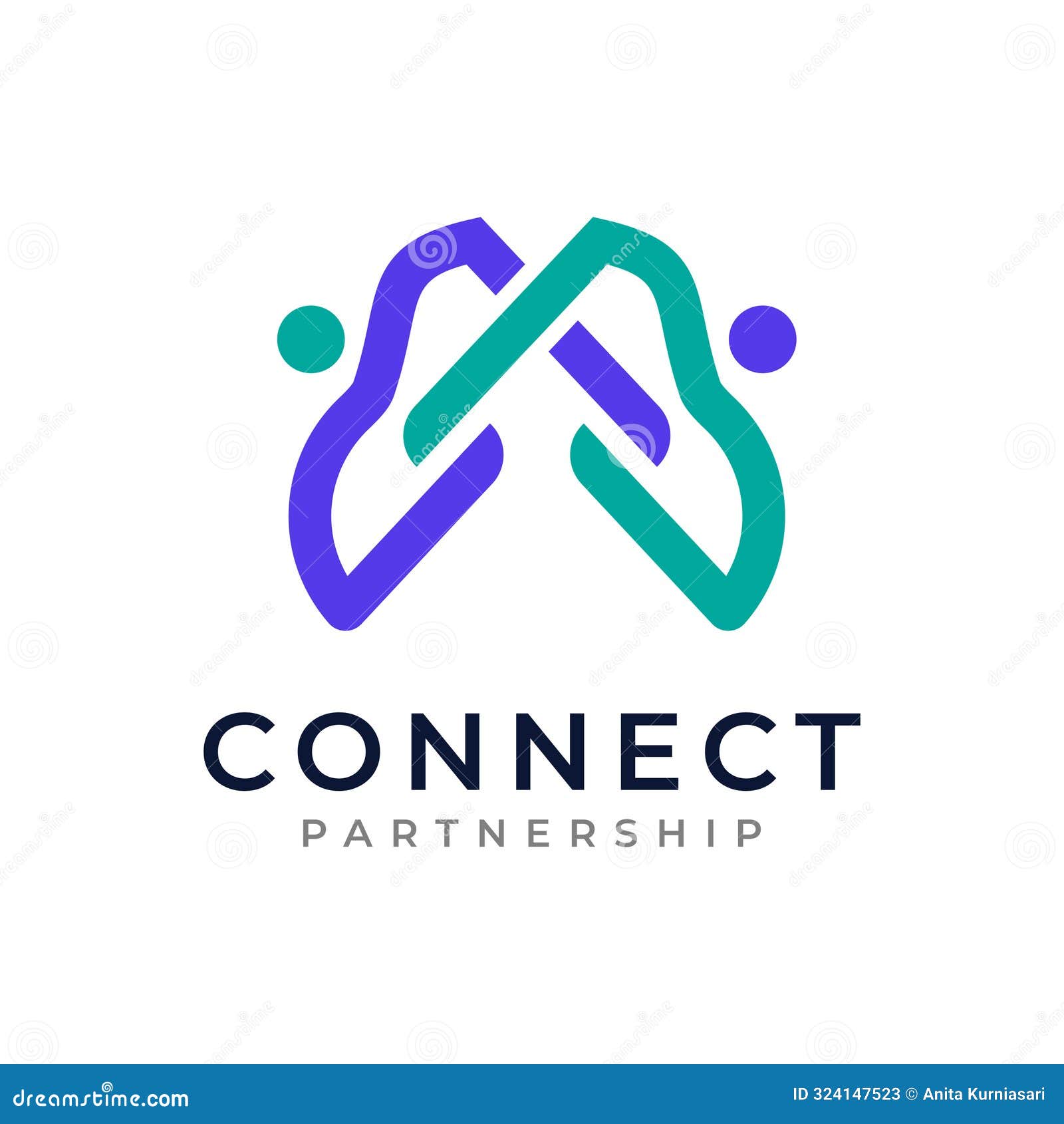 Initial Letter M Logo Design with Minimalist Design Concept. Connection ...