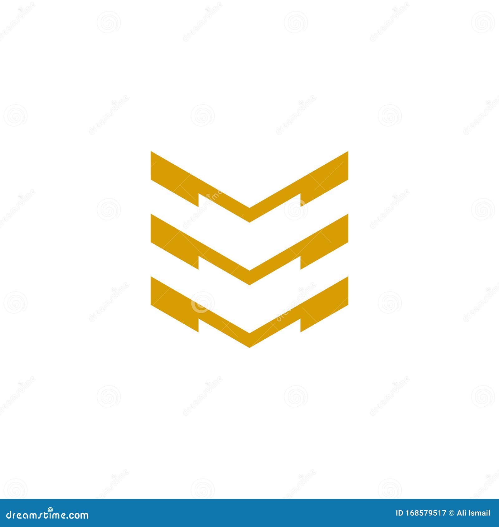 Initial Letter M Which Form Building Logo Stock Vector - Illustration ...