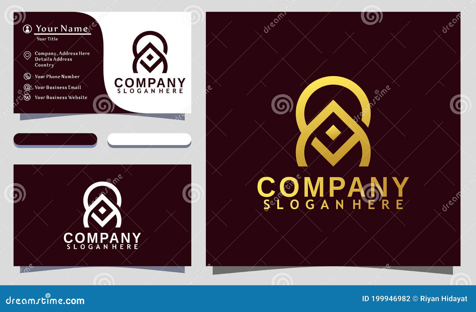 Initial Letter a Map Point Location Logo Design Vector Illustration ...