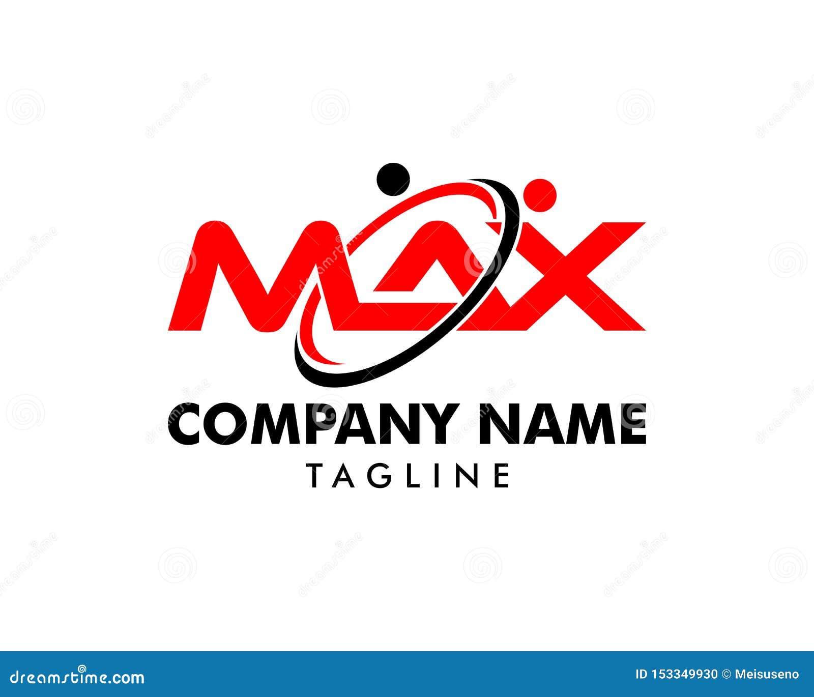 Initial Letter Max Design Logo Stock Vector - Illustration of brand ...