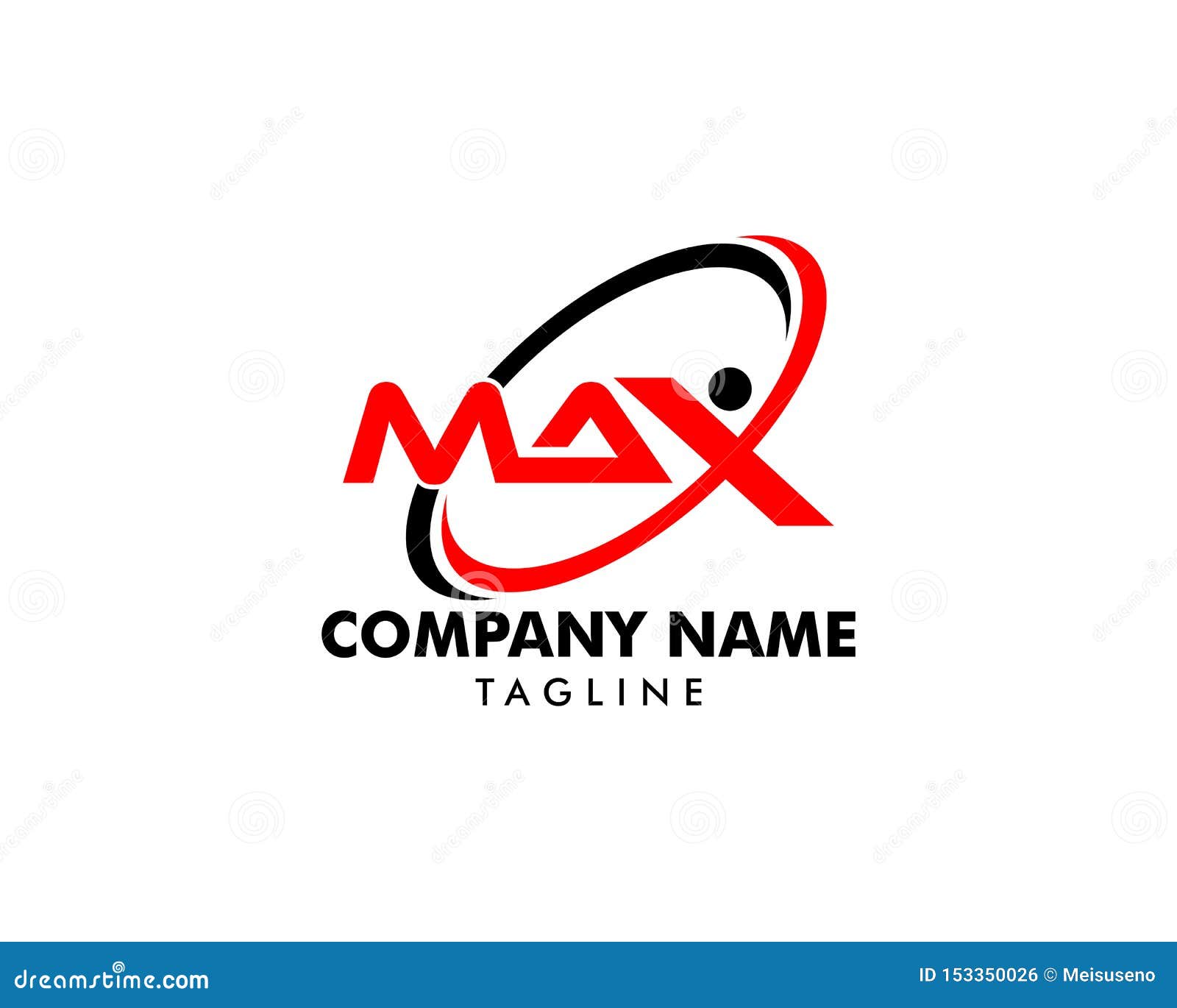 Initial Letter Max Design Logo Stock Vector - Illustration of letter ...
