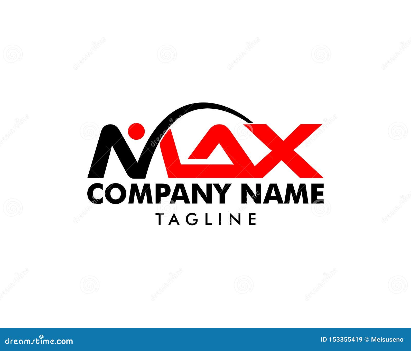 Initial Letter Max Design Logo Stock Vector - Illustration of black ...