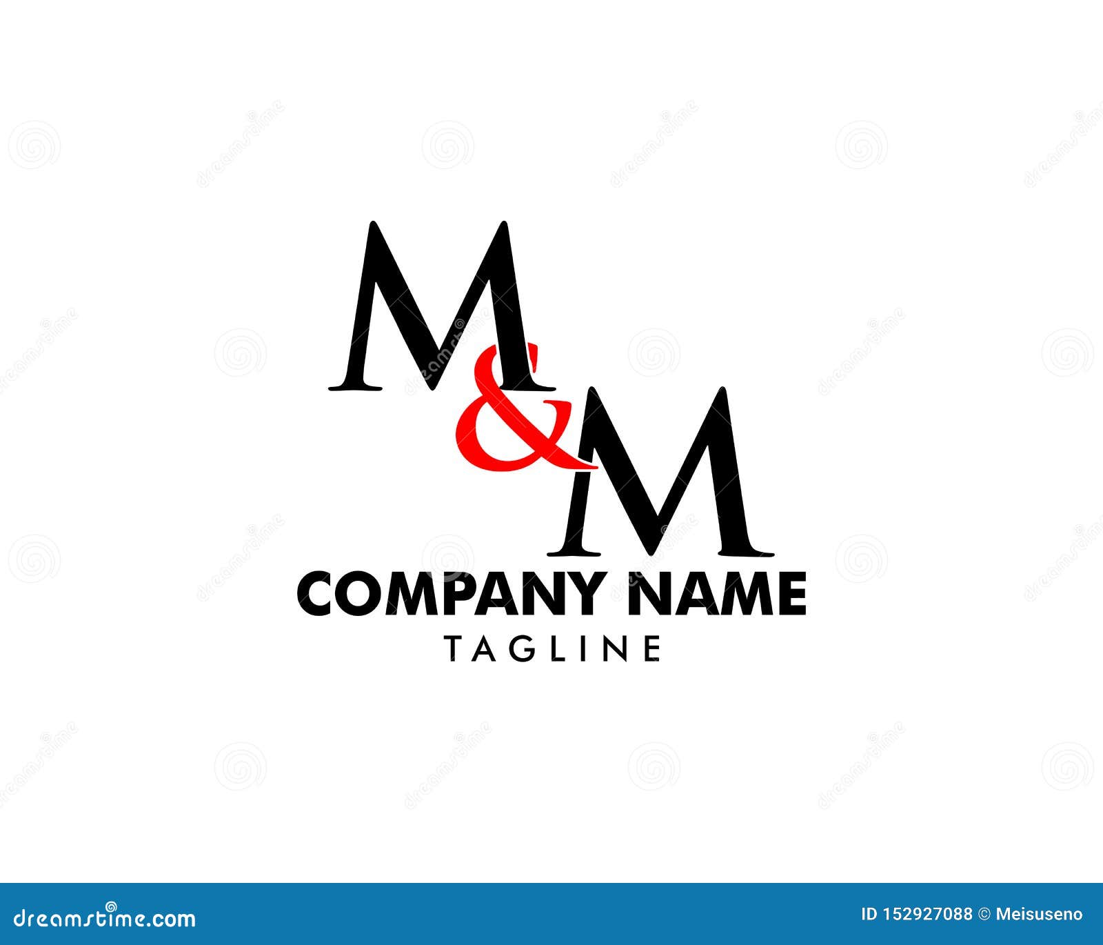 Initial Letter MM Logo Template Design Stock Vector - Illustration of ...
