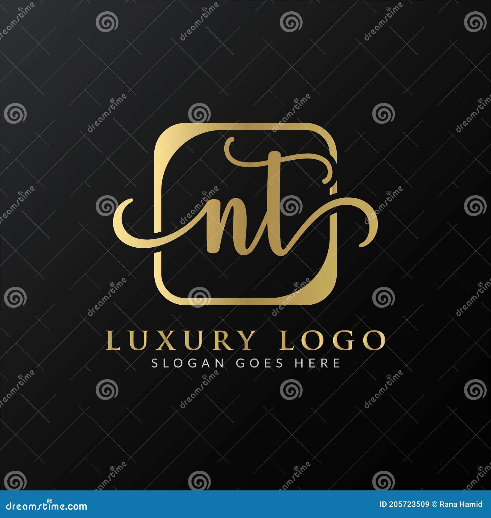 Initial Letter NT Logo Design Vector Template. NT Letter Logo Design ...