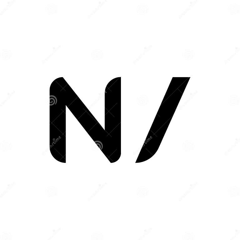 Initial Letter NV Logo Design Vector Template. Creative Abstract NV ...