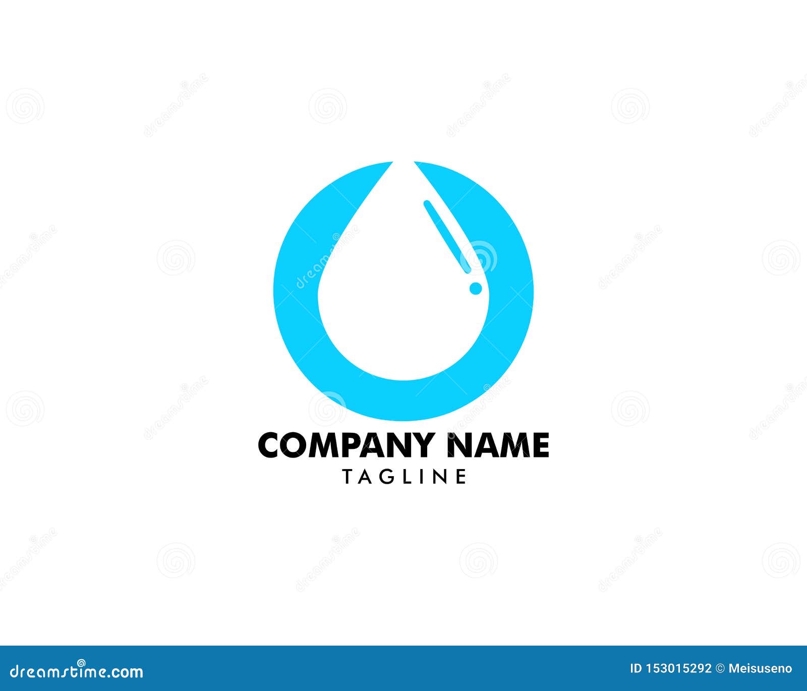 Initial Letter O with Water Drop Logo Stock Vector - Illustration of ...