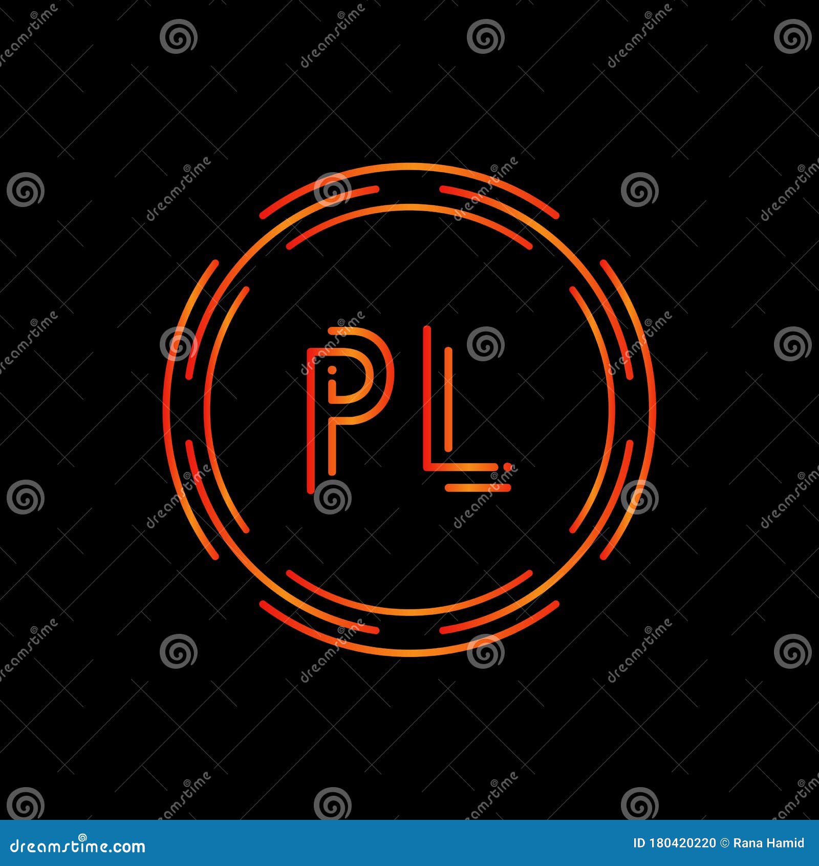 Initial Letter PL Logo Design Vector Template. PL Letter Logo Design ...
