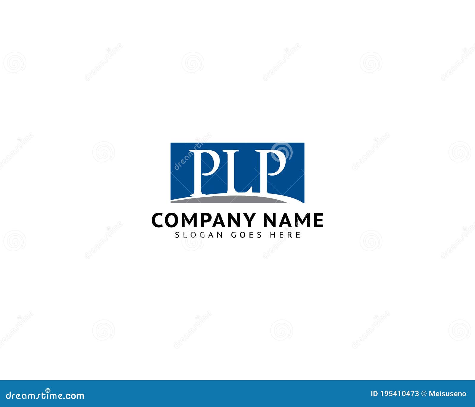 Initial Letter PLP Logo Template Design Stock Vector - Illustration of ...
