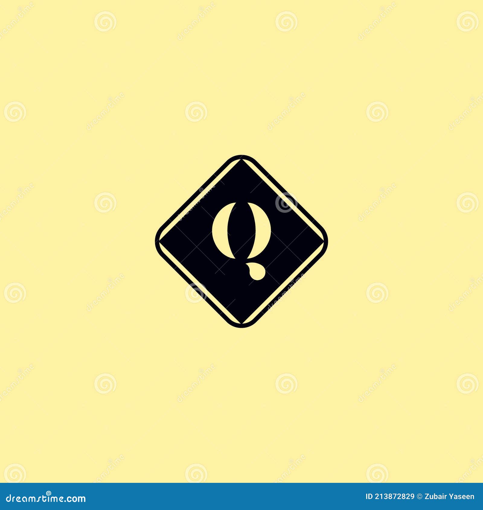 Initial Letter Q Square Shape Vector Monogram Logo Stock Vector ...