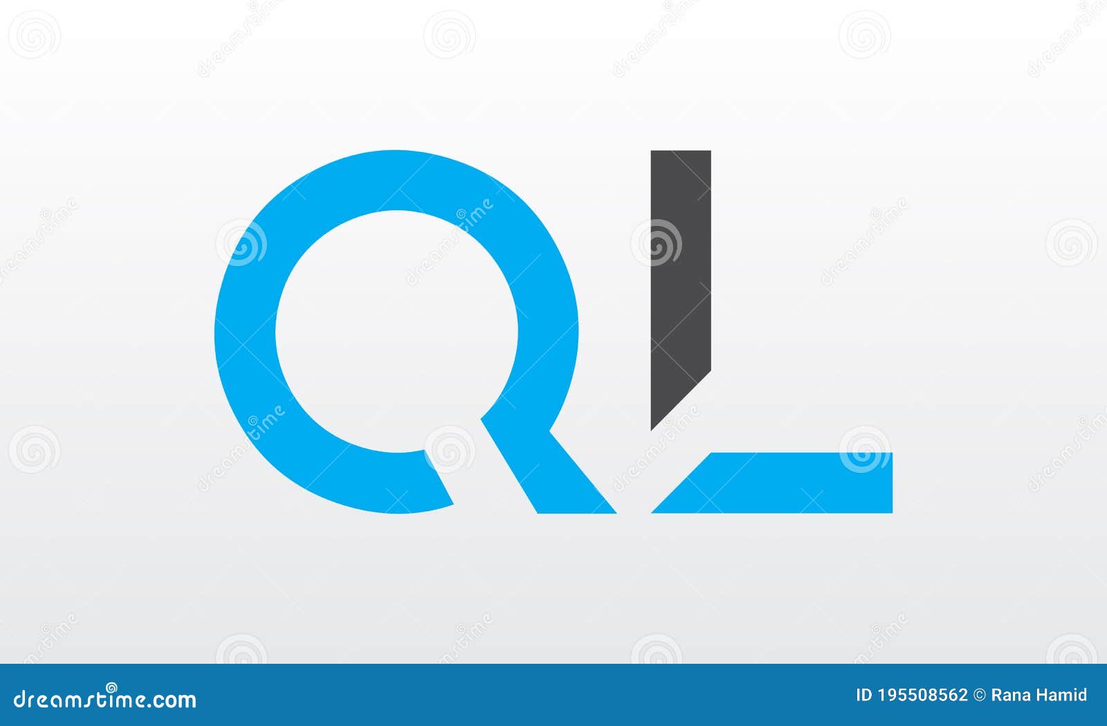 Initial Letter QL Logo Design with Modern Business Typography Vector ...