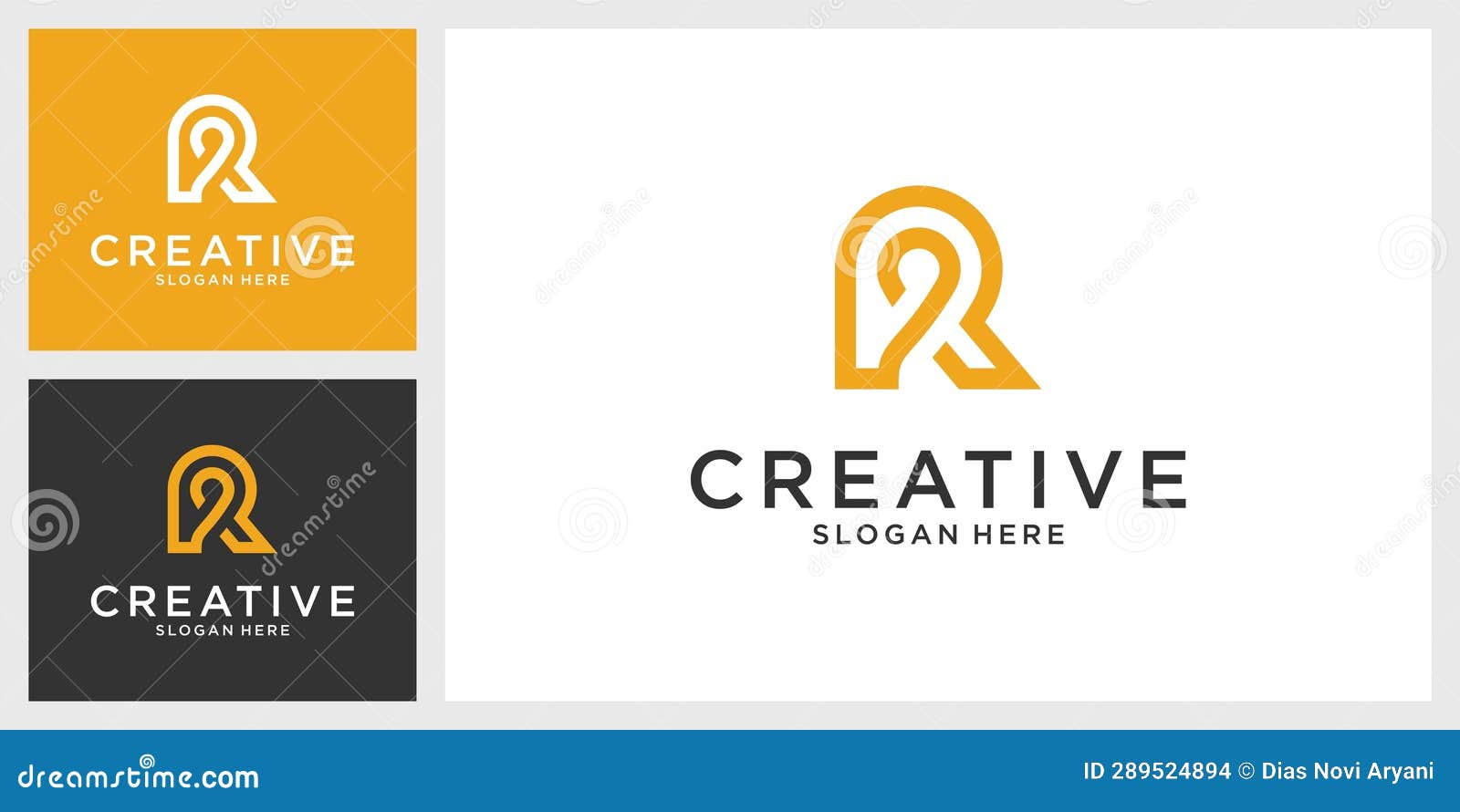 Initial Letter R Vector Logo Design Stock Vector - Illustration of logo ...