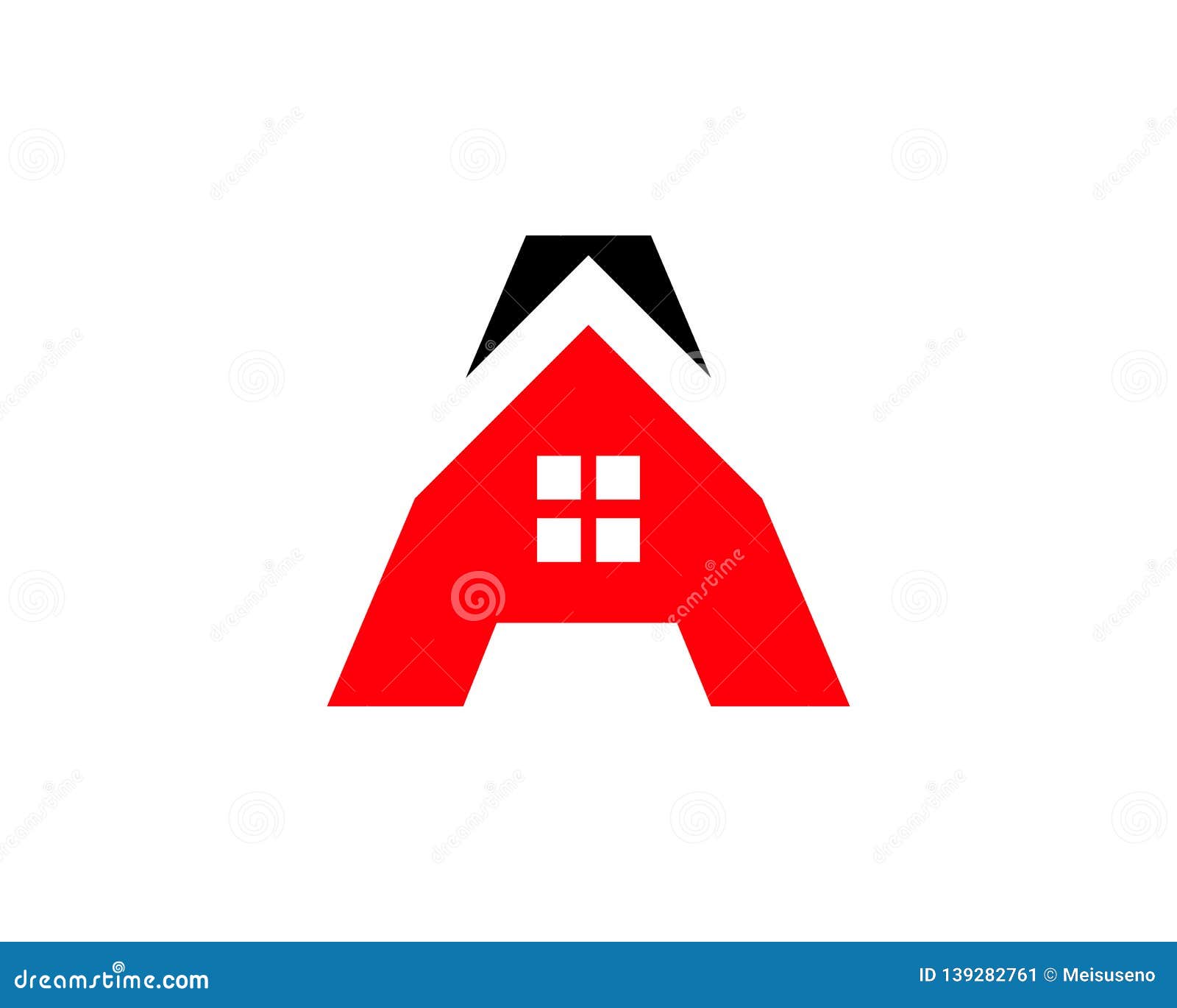 E Letter Real Estates Logo. House Vector Logo | CartoonDealer.com ...