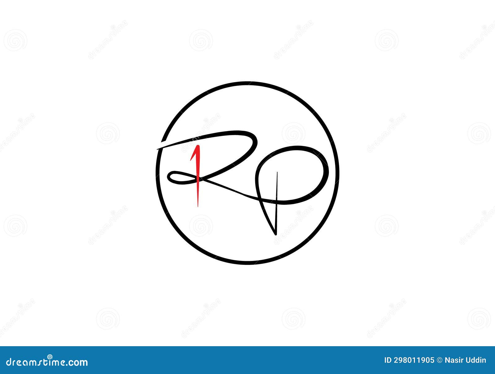 Initial Letter RP Logo Design Vector Template. Abstract Letter RP ...