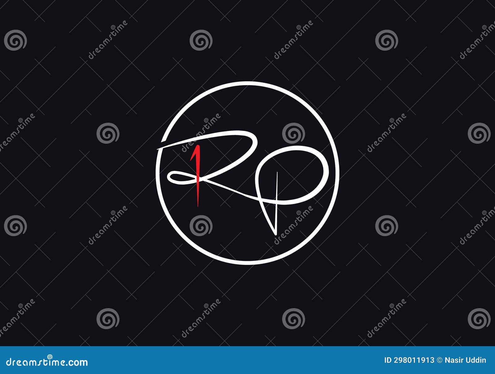 Initial Letter RP Logo Design Vector Template. Abstract Letter RP ...