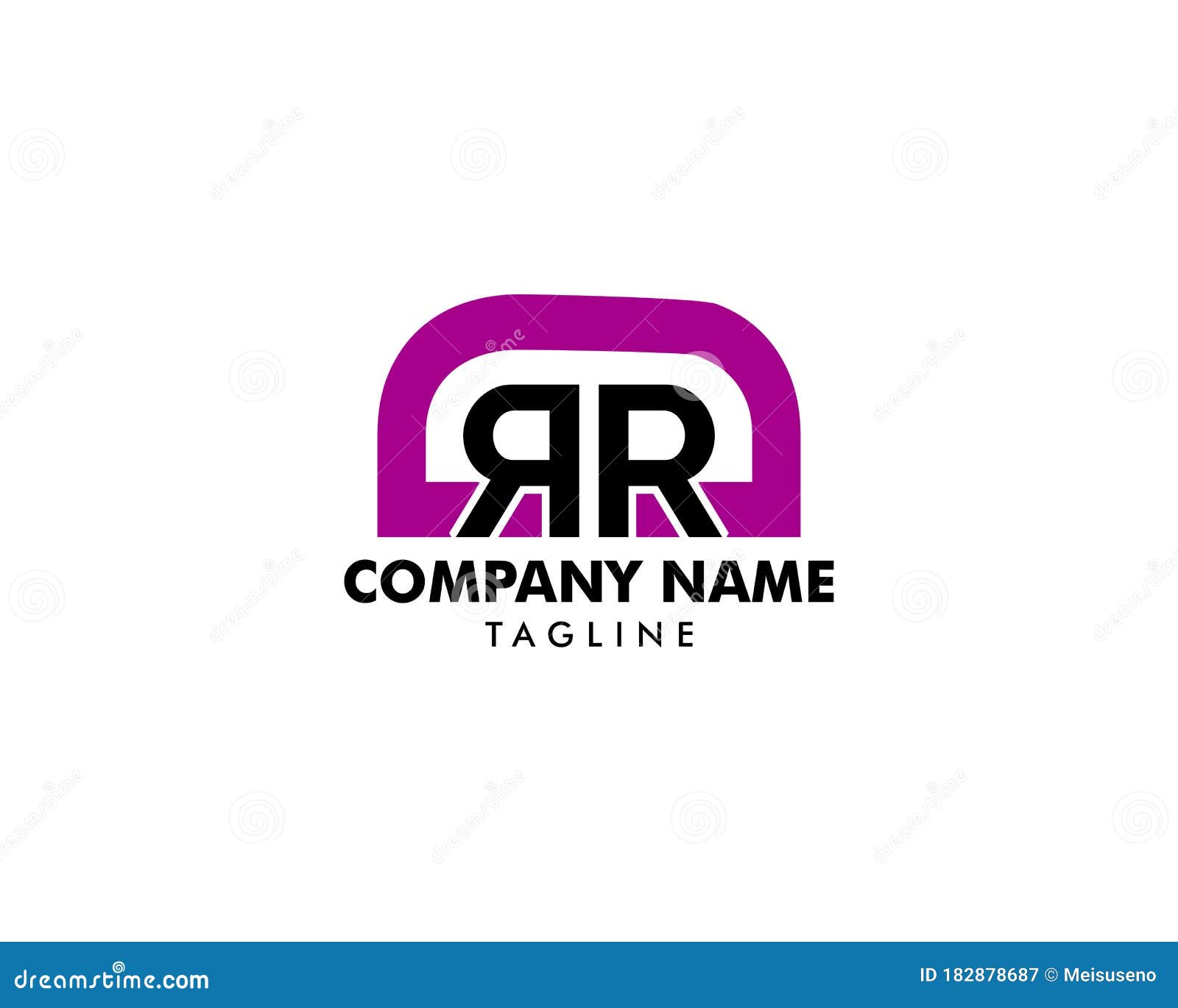 Initial Letter RRD Design Logo Stock Vector - Illustration of element ...
