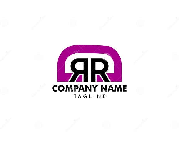 Initial Letter RRD Design Logo Stock Vector - Illustration of element ...
