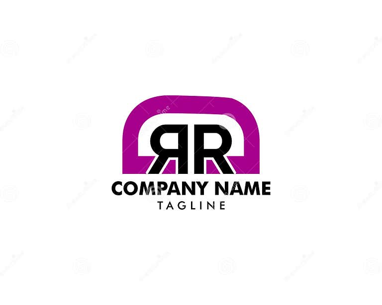 Initial Letter RRD Design Logo Stock Vector - Illustration of element ...