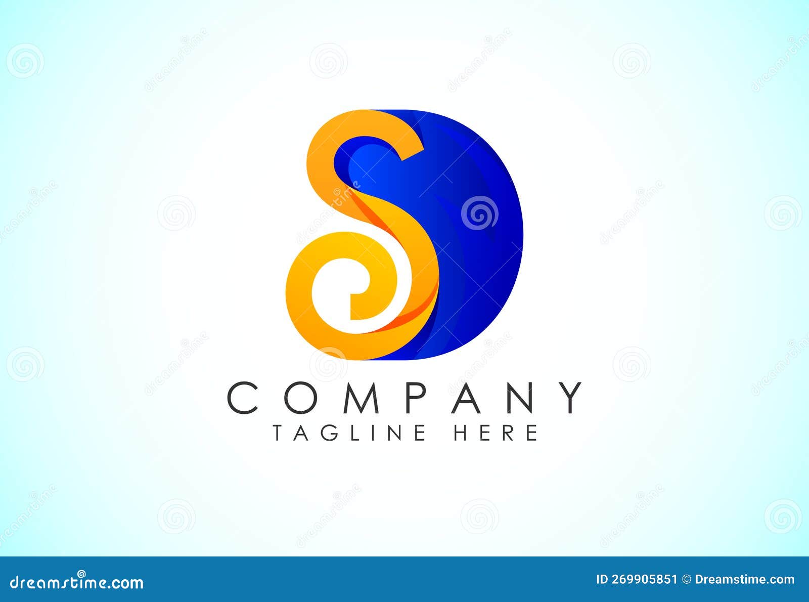 Initial Letter S D Logo Design Vector Template. Graphic Alphabet Symbol ...