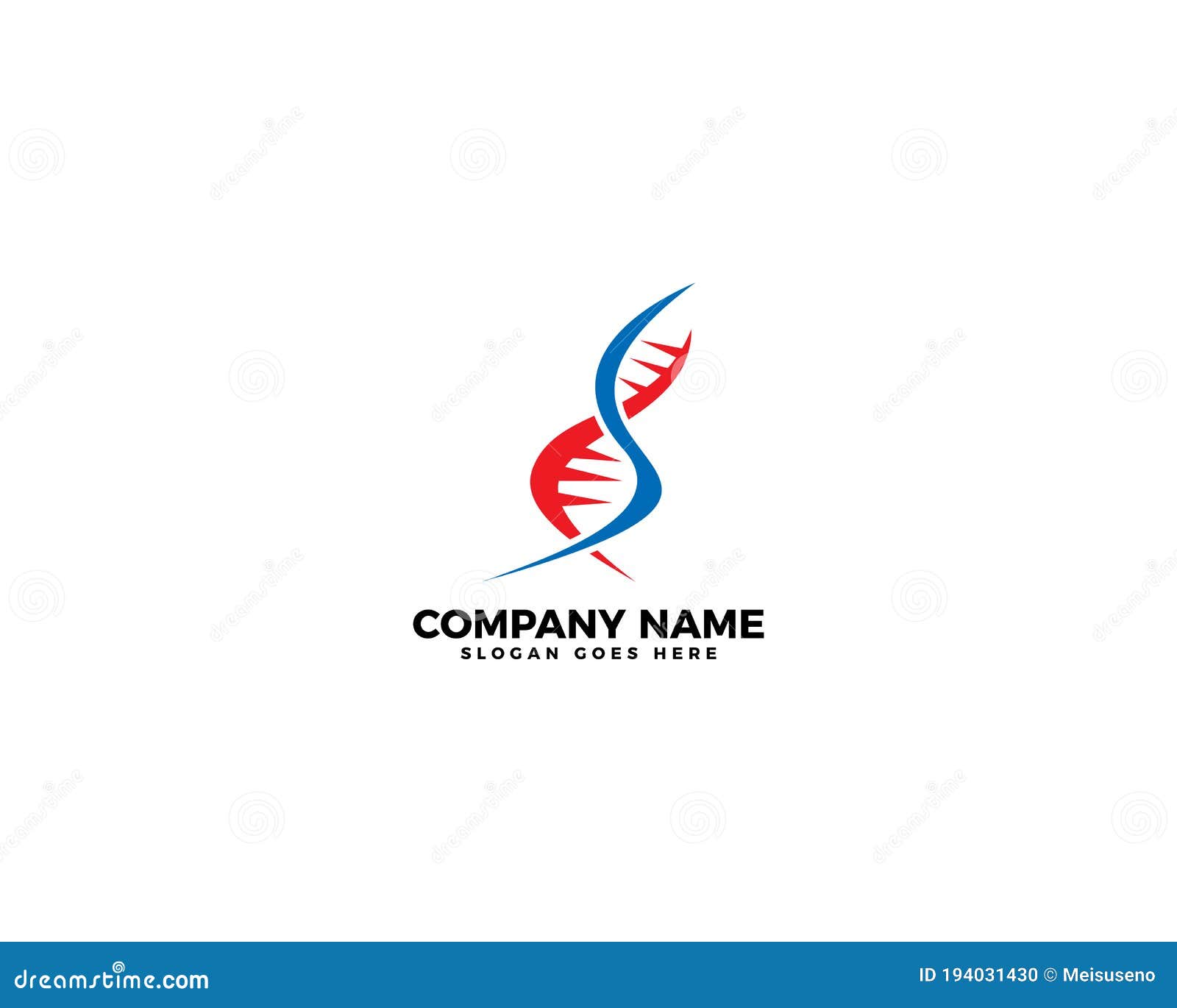 Initial Letter S with DNA Symbol Logo Stock Vector - Illustration of ...