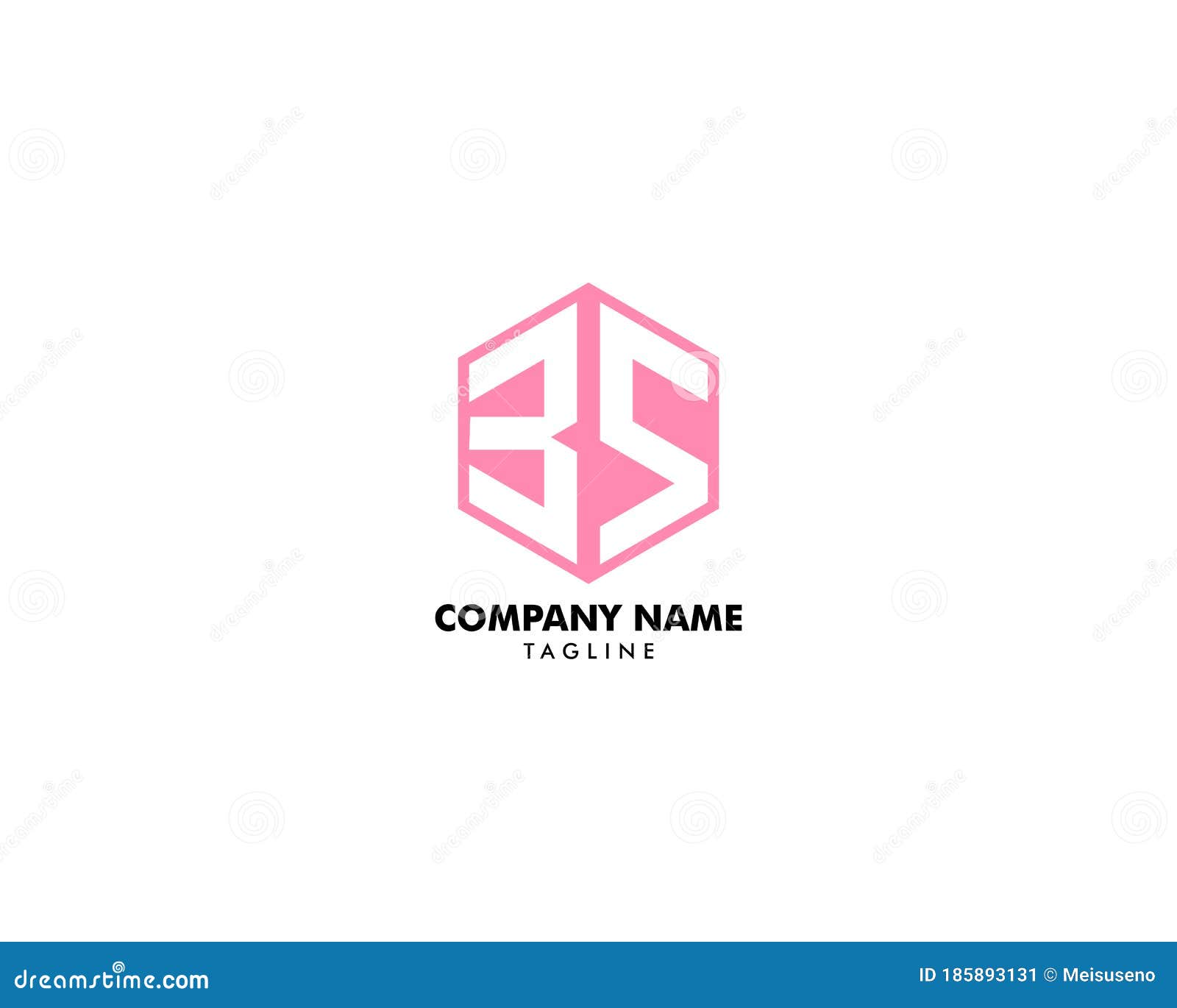 Initial Letter 3S Logo Template Design Stock Vector - Illustration of ...