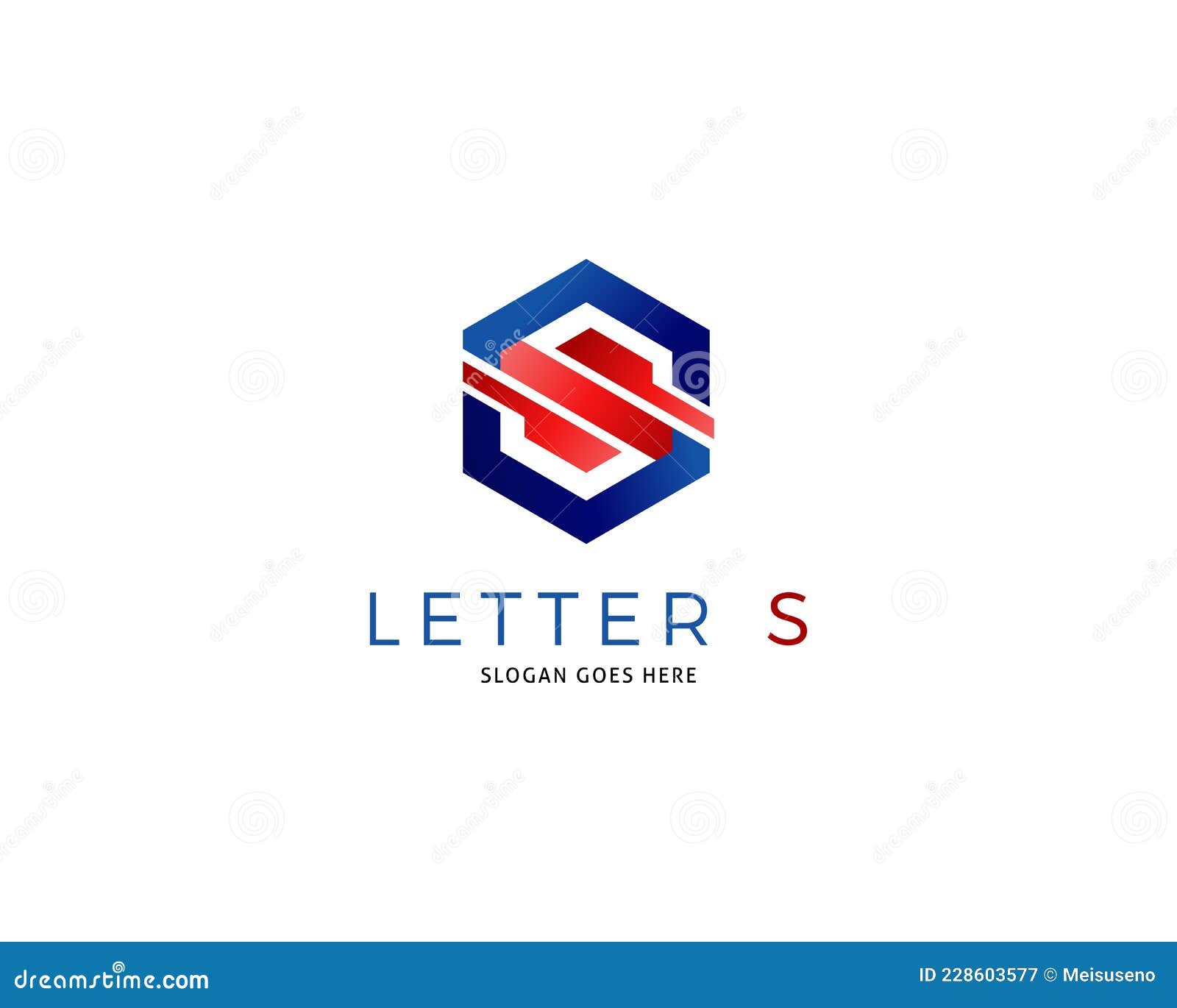 Initial Letter S Logo Template Design Stock Vector - Illustration of ...