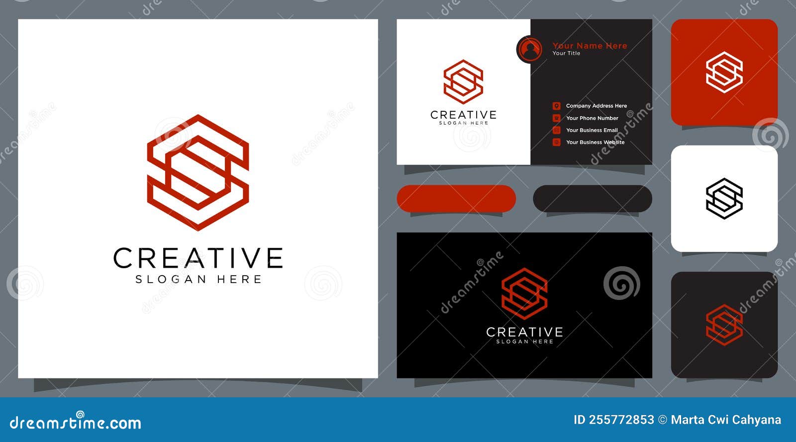 Initial Letter S Logo Vector Design Line Style Design Stock Vector ...