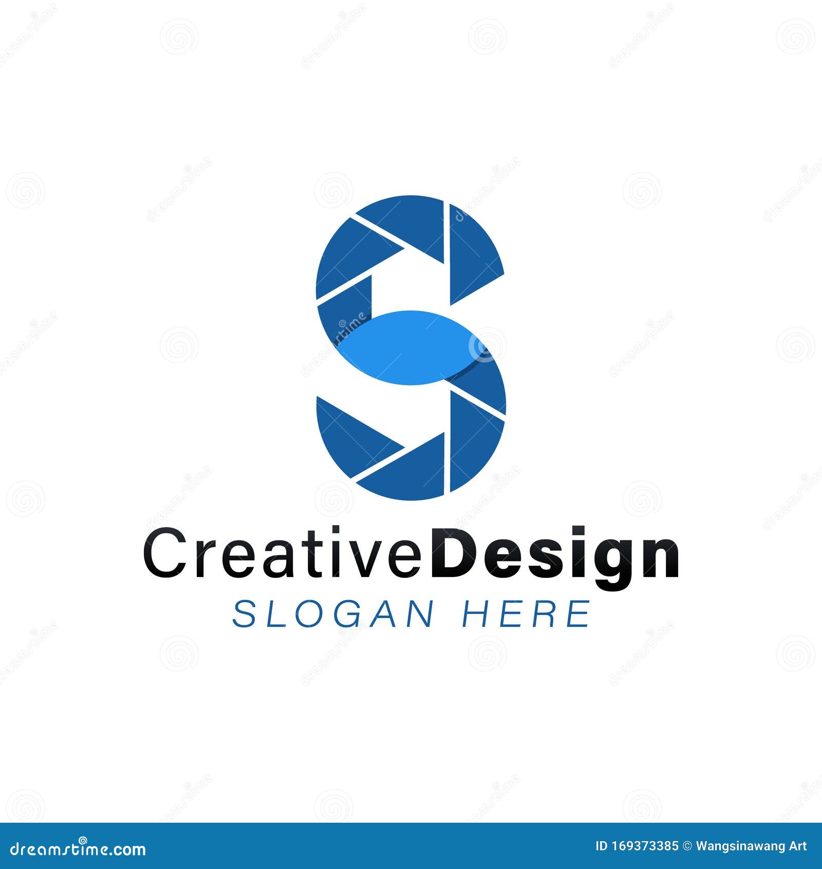 Initial Letter S Modern Shutter Camera Logo Ideas. Inspiration Logo ...