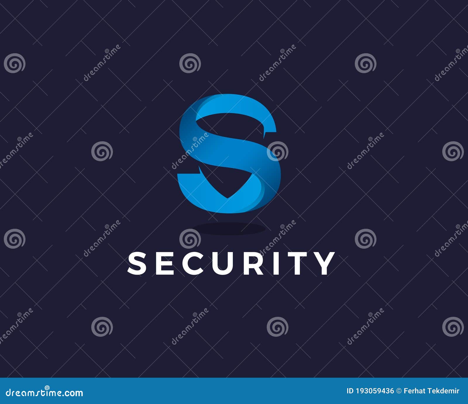 Minimal S Letter Security Logo Template - Vector Illustration Stock ...