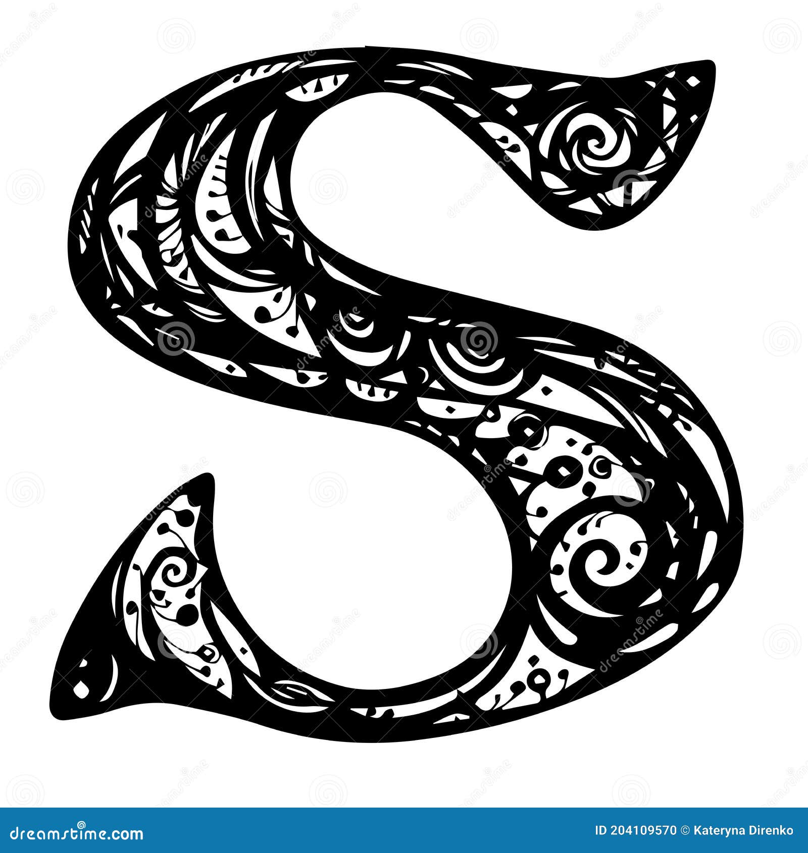 S Initial Tattoos