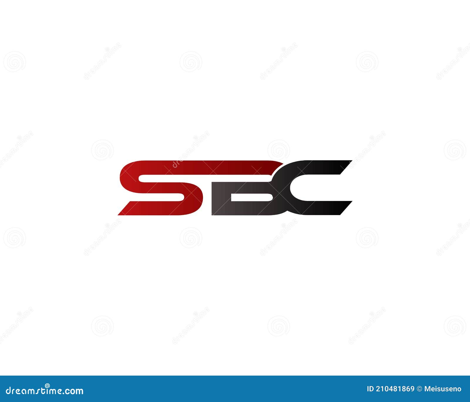 Initial Letter SBC Logo Template Design Stock Vector - Illustration of ...