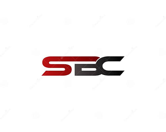 Initial Letter SBC Logo Template Design Stock Vector - Illustration of ...