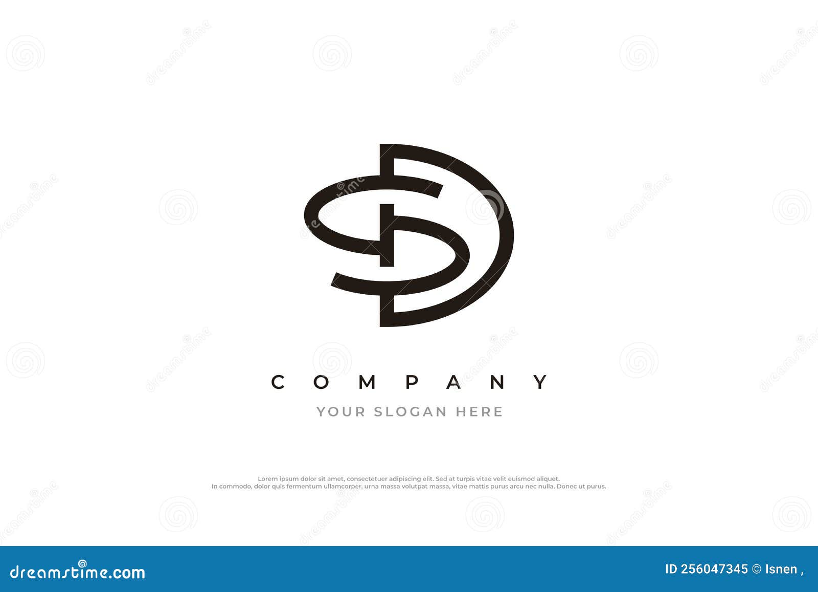 Initial Letter SD Logo or DS Monogram Logo Design Vector Stock Vector ...