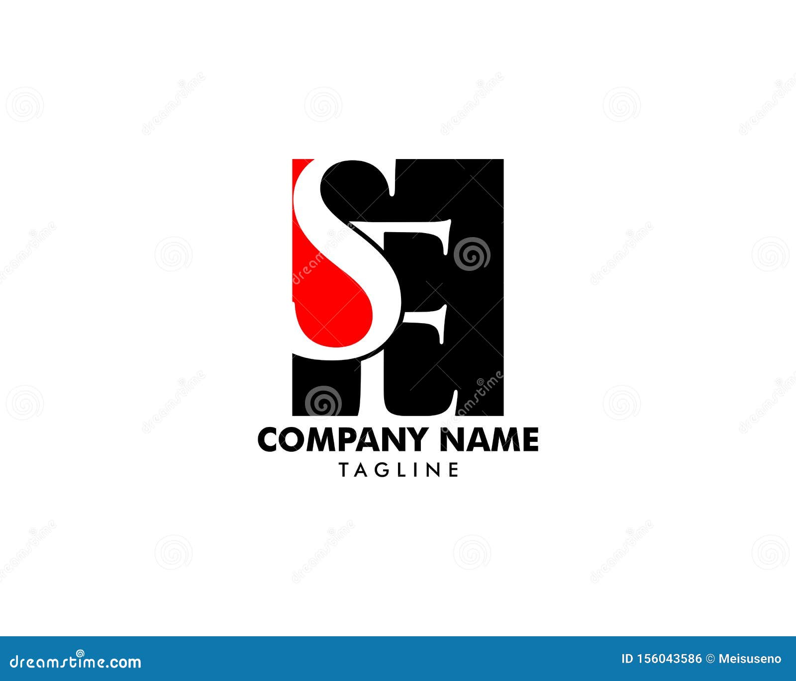 Initial Letter SE Logo Icon Design Template Stock Vector - Illustration ...