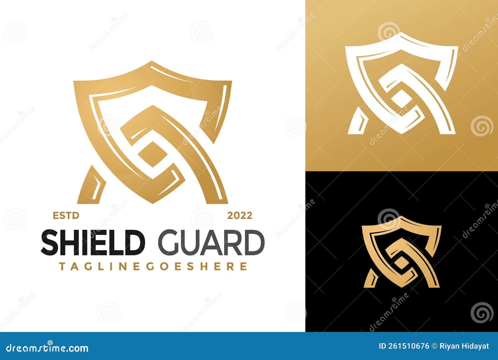Initial Letter a Shield Logo Design, Brand Identity Logos Vector ...