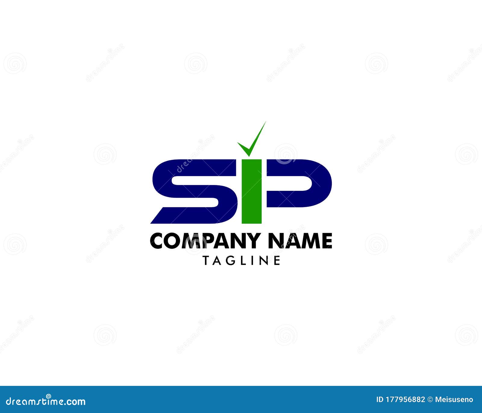 Initial Letter SIP Logo Template Design Stock Vector - Illustration of ...